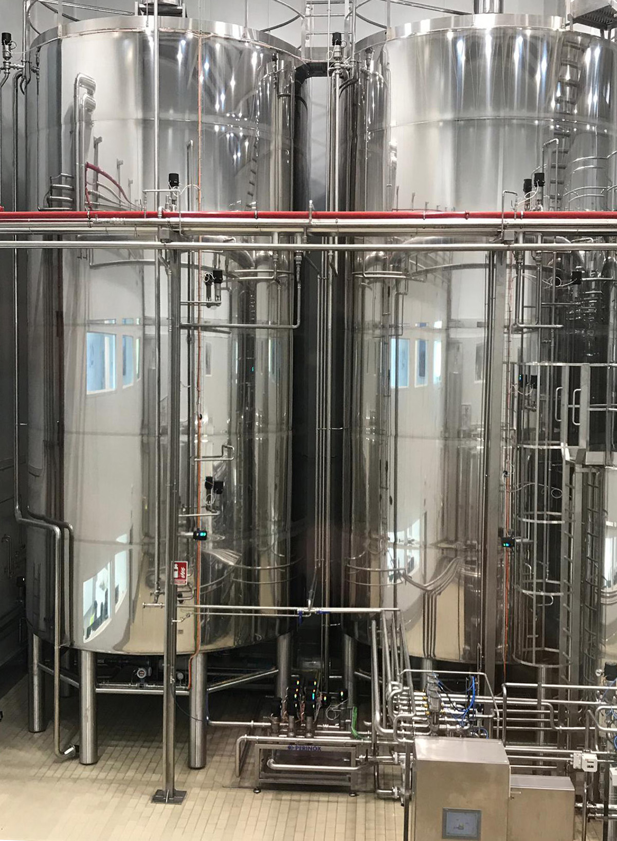 Recepción y expedición de leche - Perinox